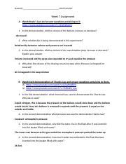 Chm1020 W7 Lab Assignment Docx Name S CHM 1020 W7 Week 7 Assignment
