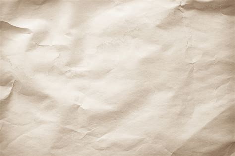 Kertas Kraft Daur Ulang Coklat Kusut Latar Belakang Tekstur Vintage