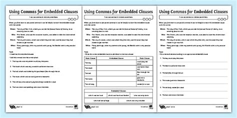 What Is An Embedded Clause Definition Examples Twinkl