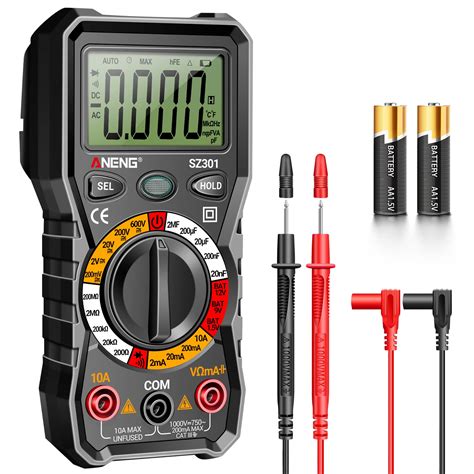 Buy Digital Multimeter With Case Dc Ac Voltmeter Ohm Volt Amp Meter