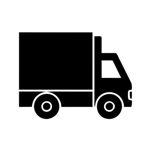 트럭 아이콘 프리미엄 벡터