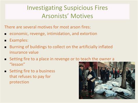 Ppt Motives For Arson Powerpoint Presentation Free Download Id1672979