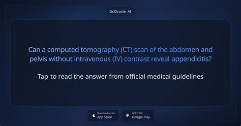 Can A Computed Tomography Ct Scan Of The Abdomen And Pelvis Without