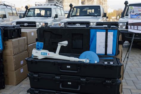 Japan Transferred 40 Vehicles And 50 Mine Detectors To The State
