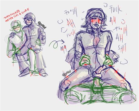 Rule 34 Anal Sex Colored Sketch Cowgirl Position Foolish Gamers Malemale Penetration Penis In