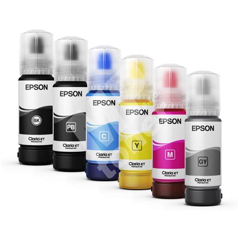 კარტრიჯის მელანი Epson Ecotank 115 I C B L8160 L8180 Grey Ink Bottle Allmarket Ge