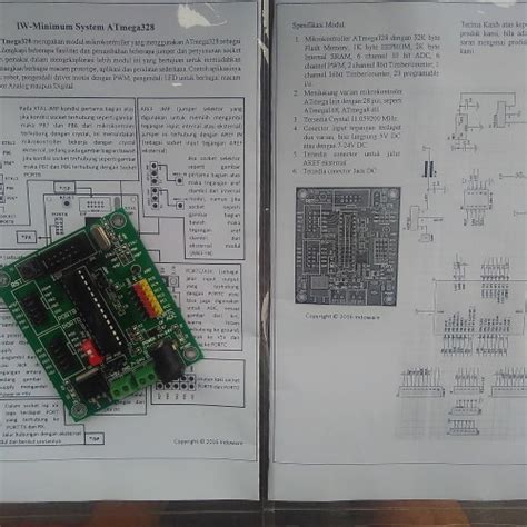 jual sistem minimum system sysminboard sysmin lengkap dengan chip