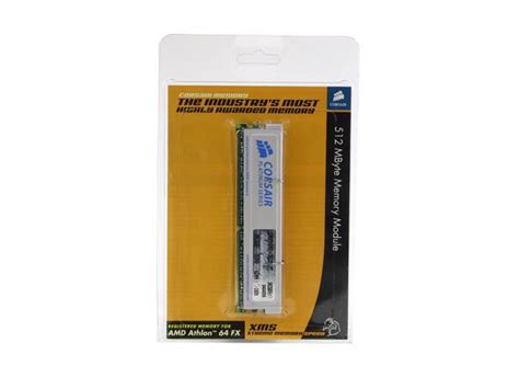 CORSAIR XMS MB ECC Registered DDR PC Server Memory Model CMX RE LLPT