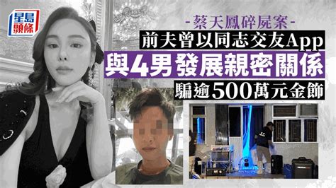 蔡天鳳碎屍案｜落網前夫8年前涉同志交友app騙案 呃510萬元金飾被捕 星島日報