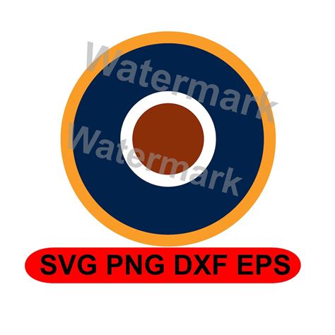 Raf Roundel Type C 1 Svg Png Dxf Eps Etsy