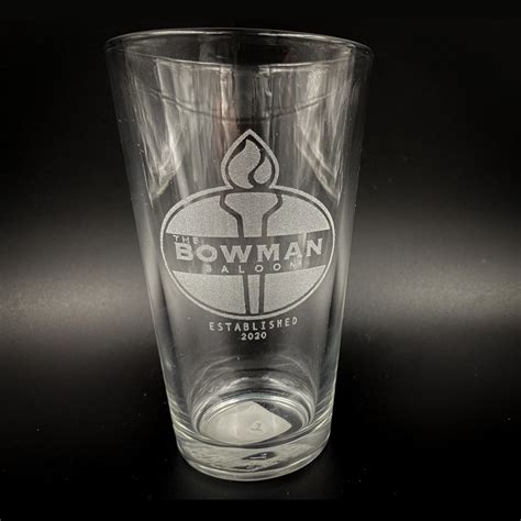 Maple Street Metals 16 Oz Pint Glass