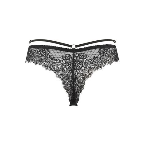 String En Dentelle Noire V 10098 Axami Lingerie Couleur Noir Taille