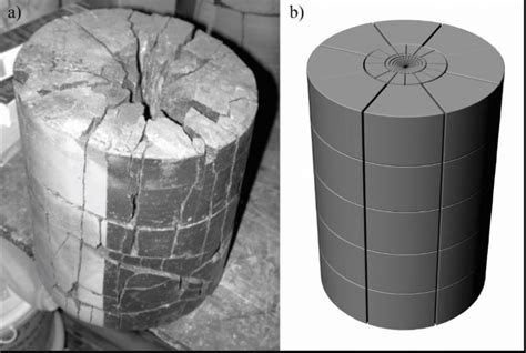 A Reconstructed Specimen After Blasting [18] B Fragmented Rock Download Scientific Diagram