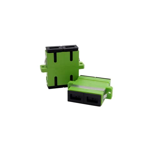 100pcs Sc Apc Duplex Single Mode Fiber Optic Adapt Grandado