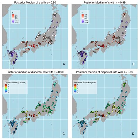 Local Median Posterior Estimates Of Gpqr Parameters Deviations From
