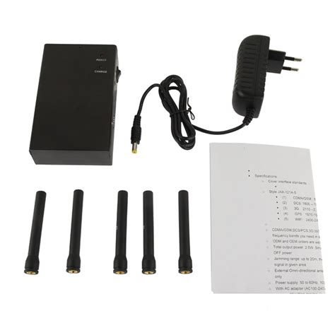 Signal Jammer For Wifi Cell Phone With Gsm Signal Blocker All Frequency Jammer