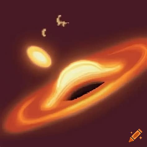 Pixel Art Of A Black Hole On Craiyon