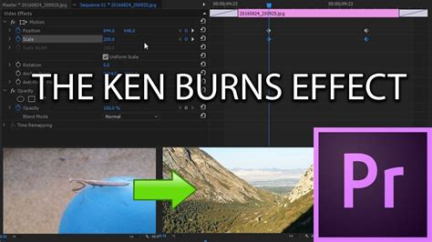 E33 The Ken Burns Effect Adobe Premiere Pro CC 2018 YouTube