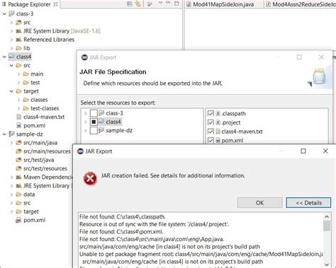Can No Longer Export Out Jar Files Projectpro