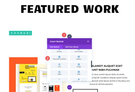 how to customize the project overlay in divi s filterable portfolio module