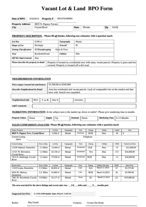 Free Printable Bpo Form Printable Forms Free Online