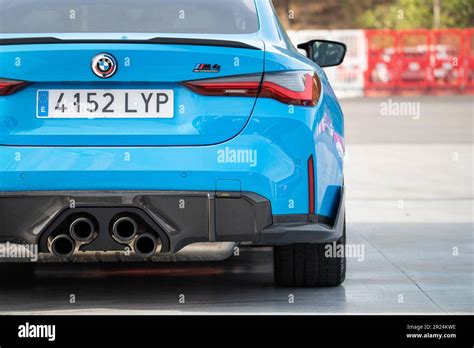 Back Of Detail Of A Modern Second Generation Bmw M4 Code G82 G83 From