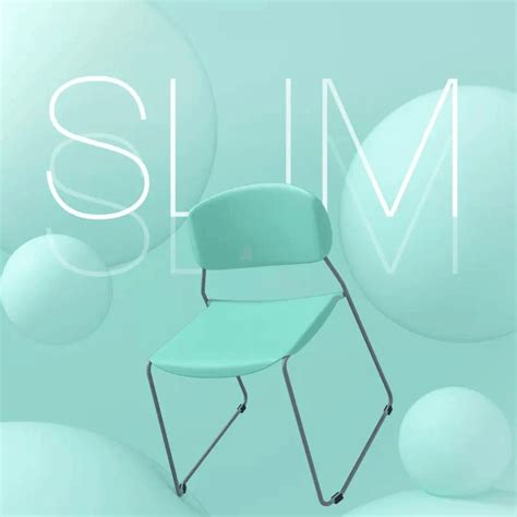 Slim Simple Plastic Stackable Training Chair Gavisco Office Furniture Hk