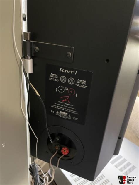 Martin Logan Script Electrostatic Speakers Photo Canuck