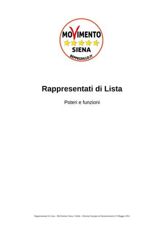 Rappresentanti Di Lista PDF