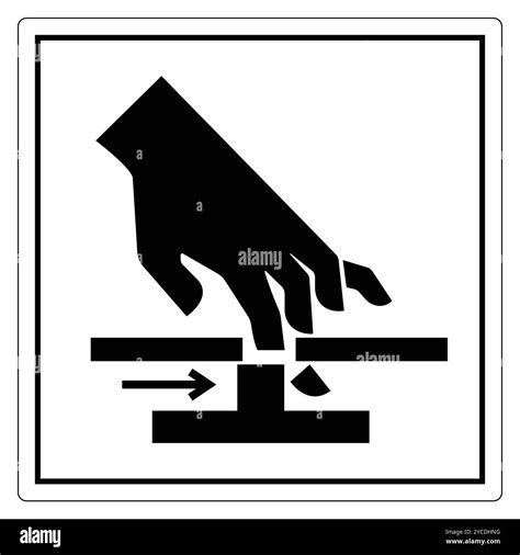 This Graphic Features A Hand Symbol Warning About Equipment Use