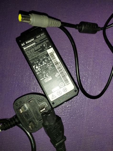 Lenovo Thinkpad Laptop Charger Adapter With Round Tip Original Computers Tech Parts