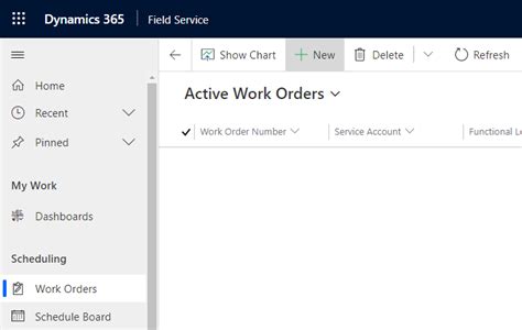 create a work order dynamics 365 field service microsoft learn