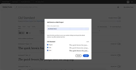 Adding Adobe Fonts Formerly TypeKit Laborator