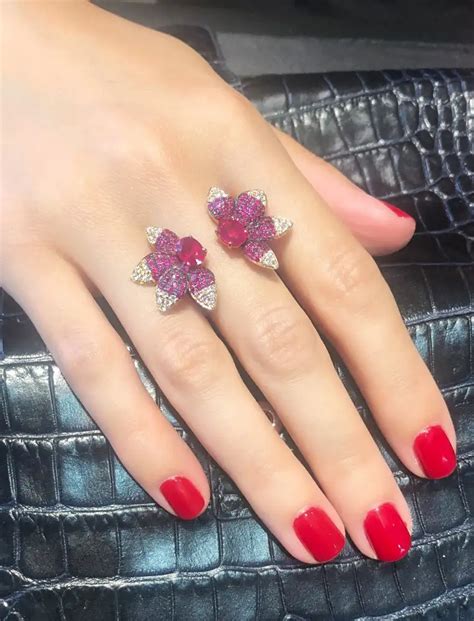 Rose Gold Ruby And Diamond Ring W Salamoon And Sons Jewellery London