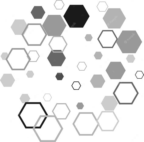 Premium Vector Hexagon Hexagonal Raster Mosaic Cell Sign Or Icon