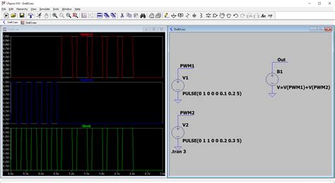 LTSpice Variable PWM Source With Two Different Timings Electrical Engineering Stack Exchange