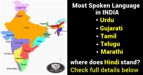 Spoken Languages And Dialects Of India India Map Indi