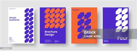 Tata Letak Flyer Kreatif Desain Banner Abstrak Template Brosur