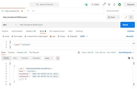 Github Kritika27restapi Nodejs Express Mongodb This Is A Backend App Built Using Nodejs