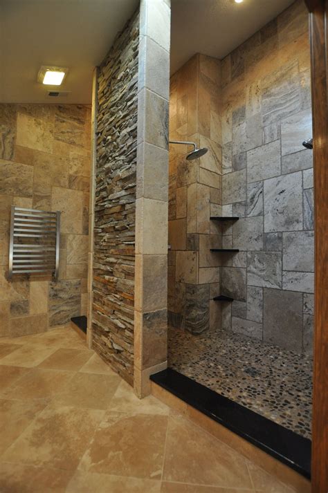 Natural Stone Tile Shower