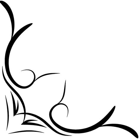 Black Side Border Design