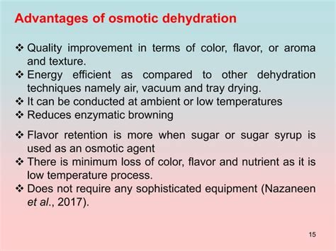Osmotic Dehydration Drmmmolla Barippt