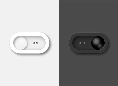 On Off Switch Ui Design By Mohd Shakir Ahmad On Dribbble