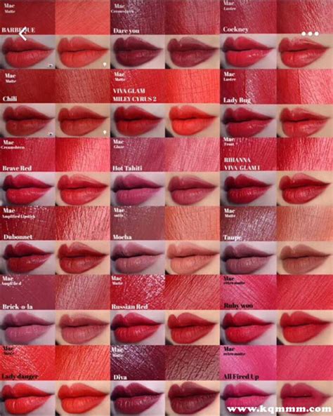 Mac口红色号，mac口红色号完整图 美妆产品推荐「护肤百科」3479