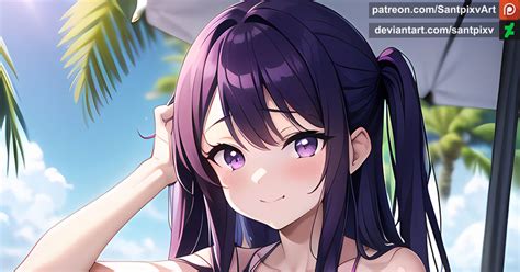 久保渚咲 久保渚咲 Nagisa Kubo On The Beach Santpixvのイラスト Pixiv