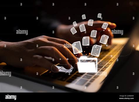 Document Flow In The Company Paperless Tech E Document Management Less Bureaucracy Stock