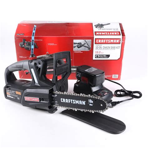 Craftsman 10 Cordless Chain Saw Kit Ebth