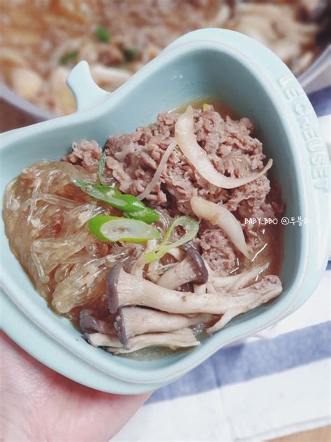 백종원 소불고기전골 따뜻한 겨울 국물요리 네이버 블로그