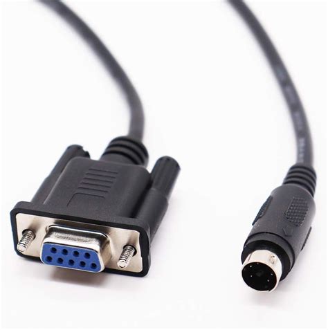 Buy PLC Programming Adapter Cable Meters Ft Length P Mini Din Male To Female DB RS