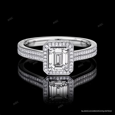 Ai创作图k金镶钻石彩宝 珠宝精修大图 珠宝精修 18k铂金 钻石情侣款式 18k白金 K金镶钻 钻石华丽欧式 璀璨铂金钻石 珠宝首饰渲染图 18k金系列 钻石主图 九克拉水印 钻石精品情侣